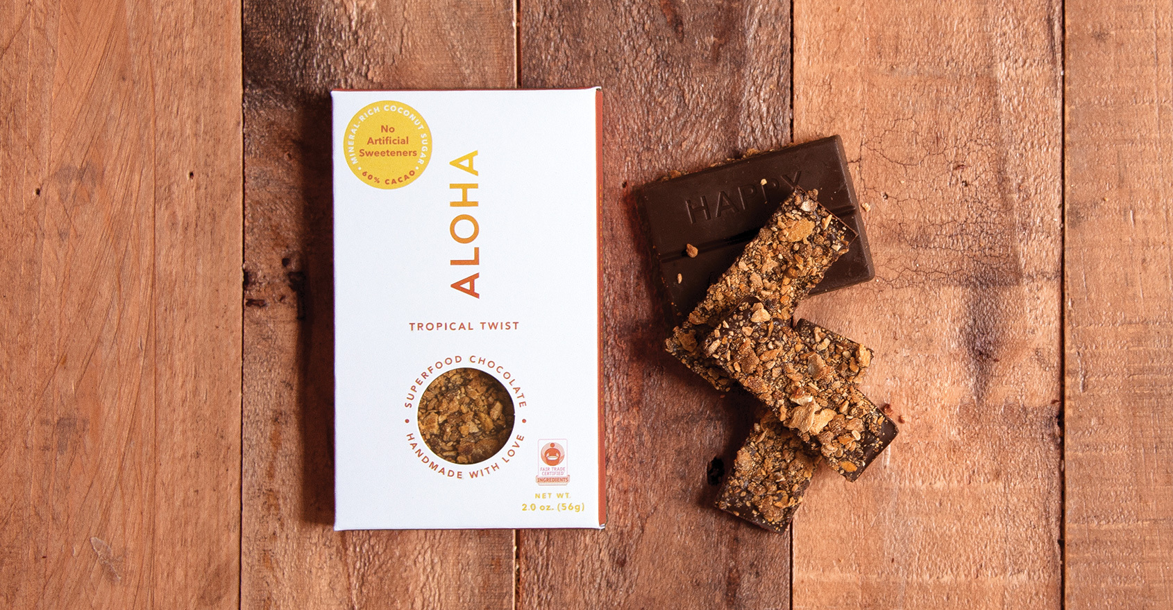 ALOHA Superfood Chocolate – Hazelnut & Fig, Tropical Twist, Cereal ...